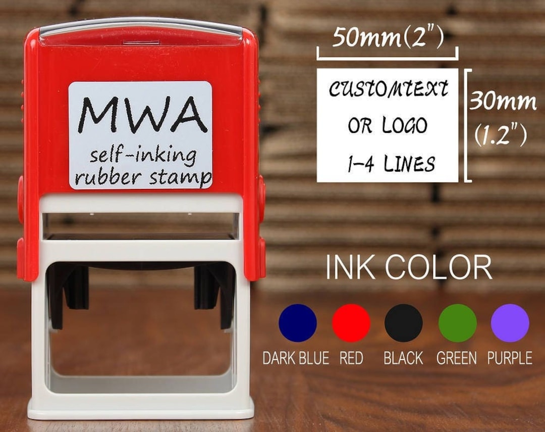 Self Inking Rubber Stamp Personalized/customized Stamp for Doctor ...