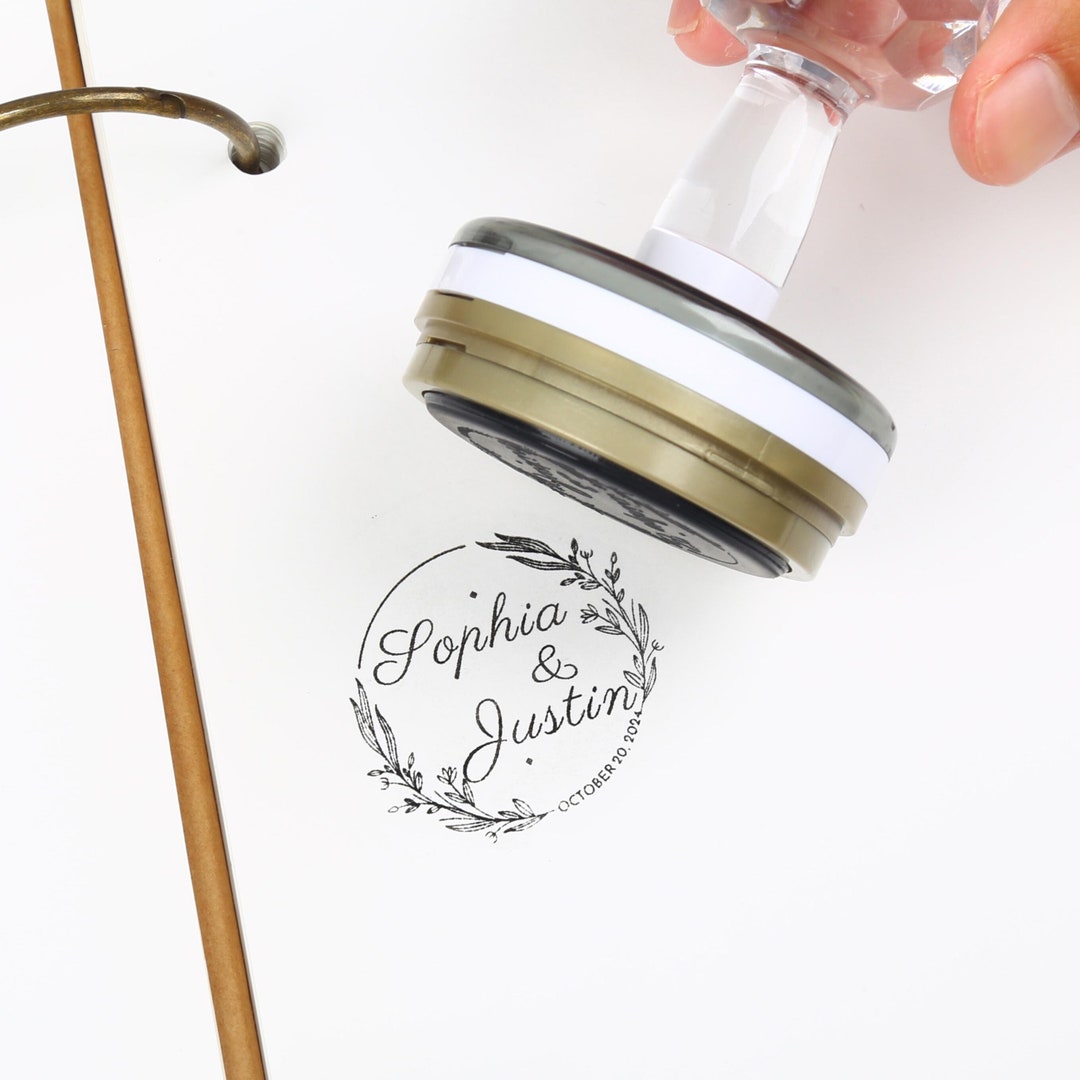 Custom Stamp for Wedding Invitation, Personalized Letter Stamp for ...
