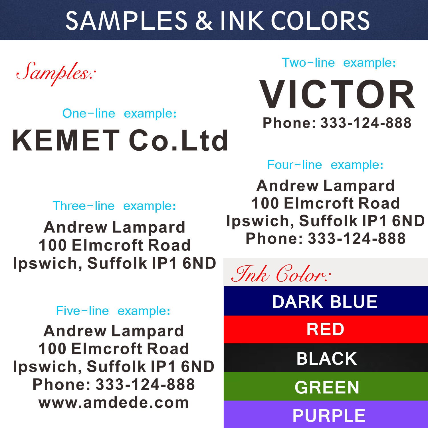 Custom Round Rubber Stamp Self Inking Personalized Stamp on - Etsy