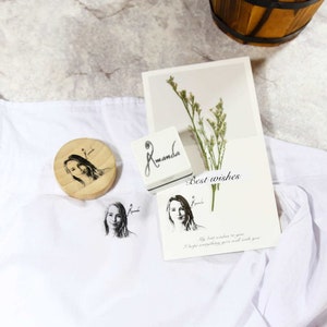 Face Stamp, Custom Portrait Stamp, Photo Stamp, Selfie Stamp ...