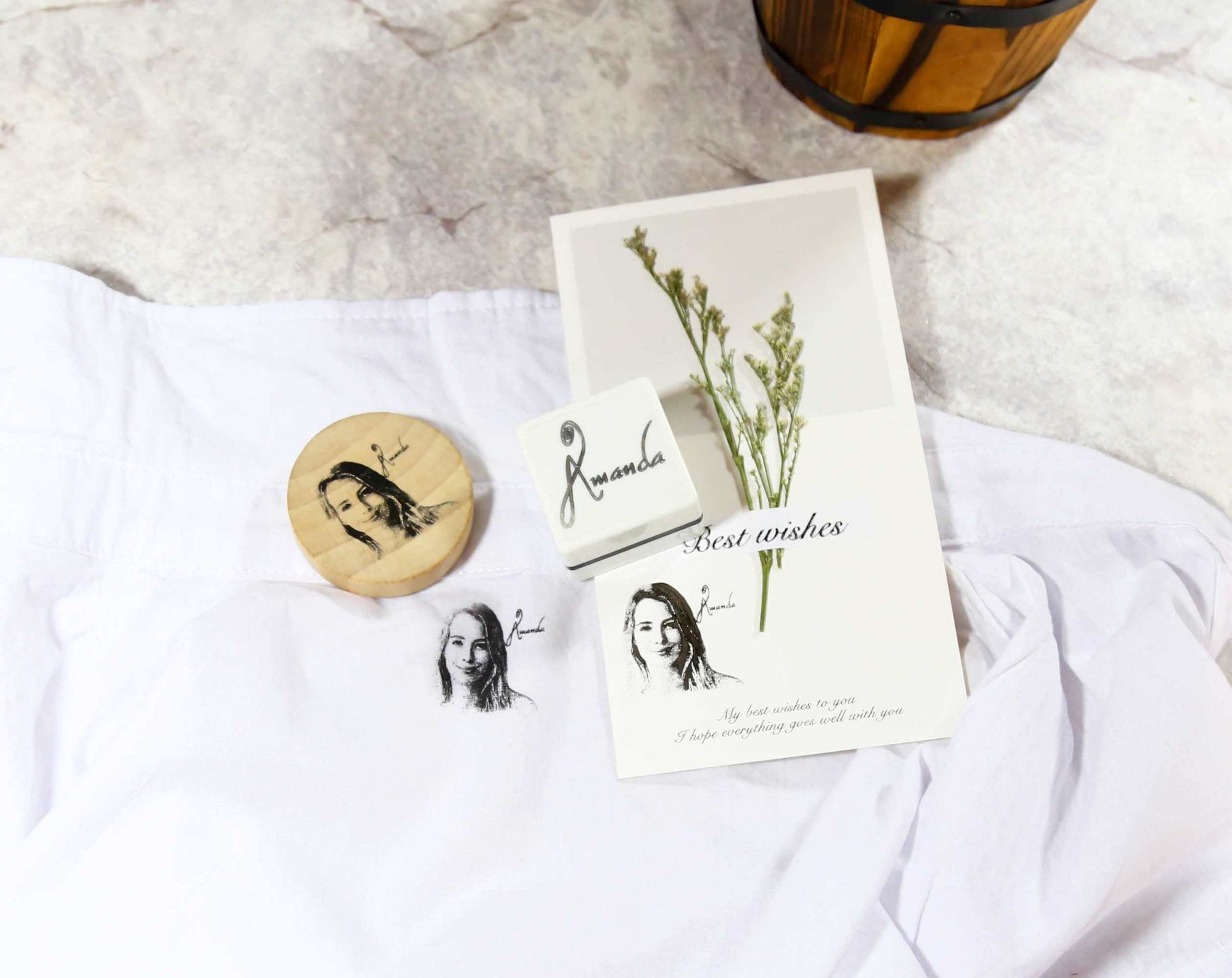 Face Stamp Custom Portrait Stamp Photo Stamp Selfie Stamp | Etsy