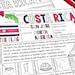 Costa Rica Coloring Page and Graphic Organizer Country Study Printable ...