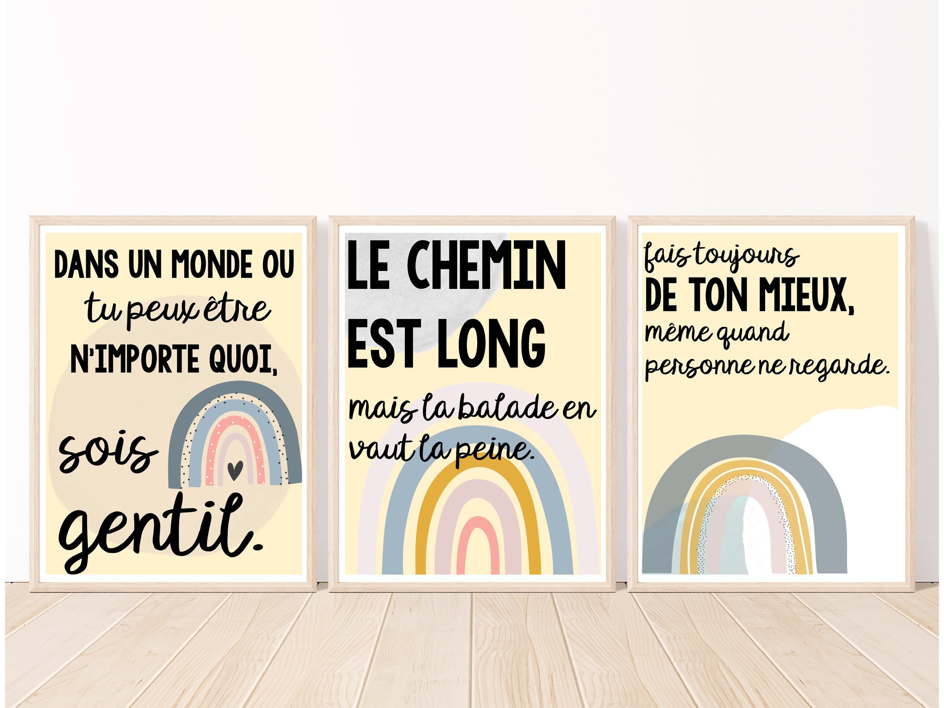 Set of 15 French Classroom Posters, Homeschool Printables, School Wall ...