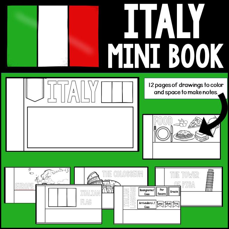 Italy Country Study for Countries Around the World Unit - Bundle of ...