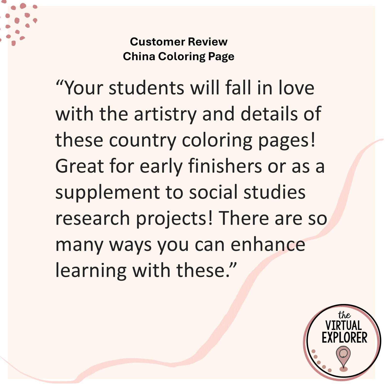 China Coloring Page and Graphic Organizer Country Study Printable Fact ...