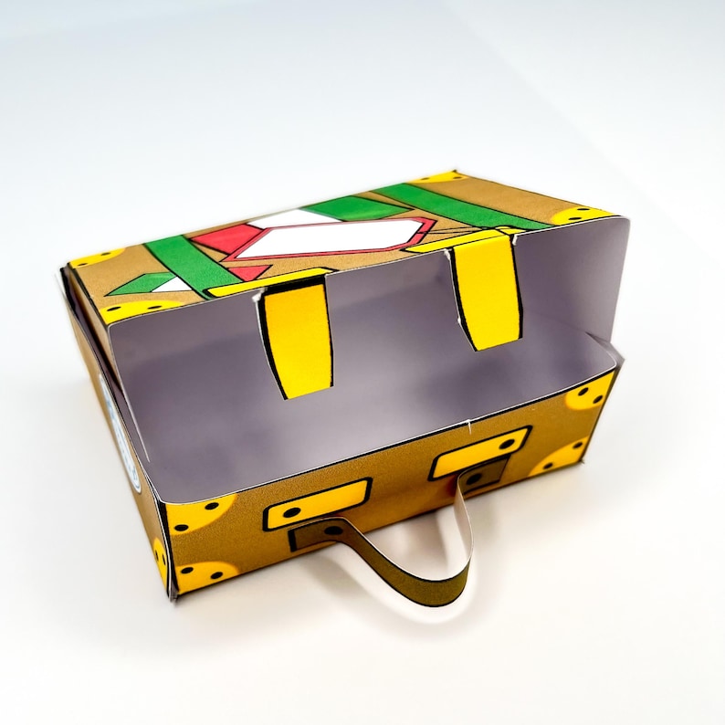 Craft Suitcase- Make a DIY Paper Suitcase for Your School Project or ...