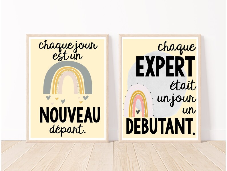 Set of 15 French Classroom Posters, Homeschool Printables, School Wall ...