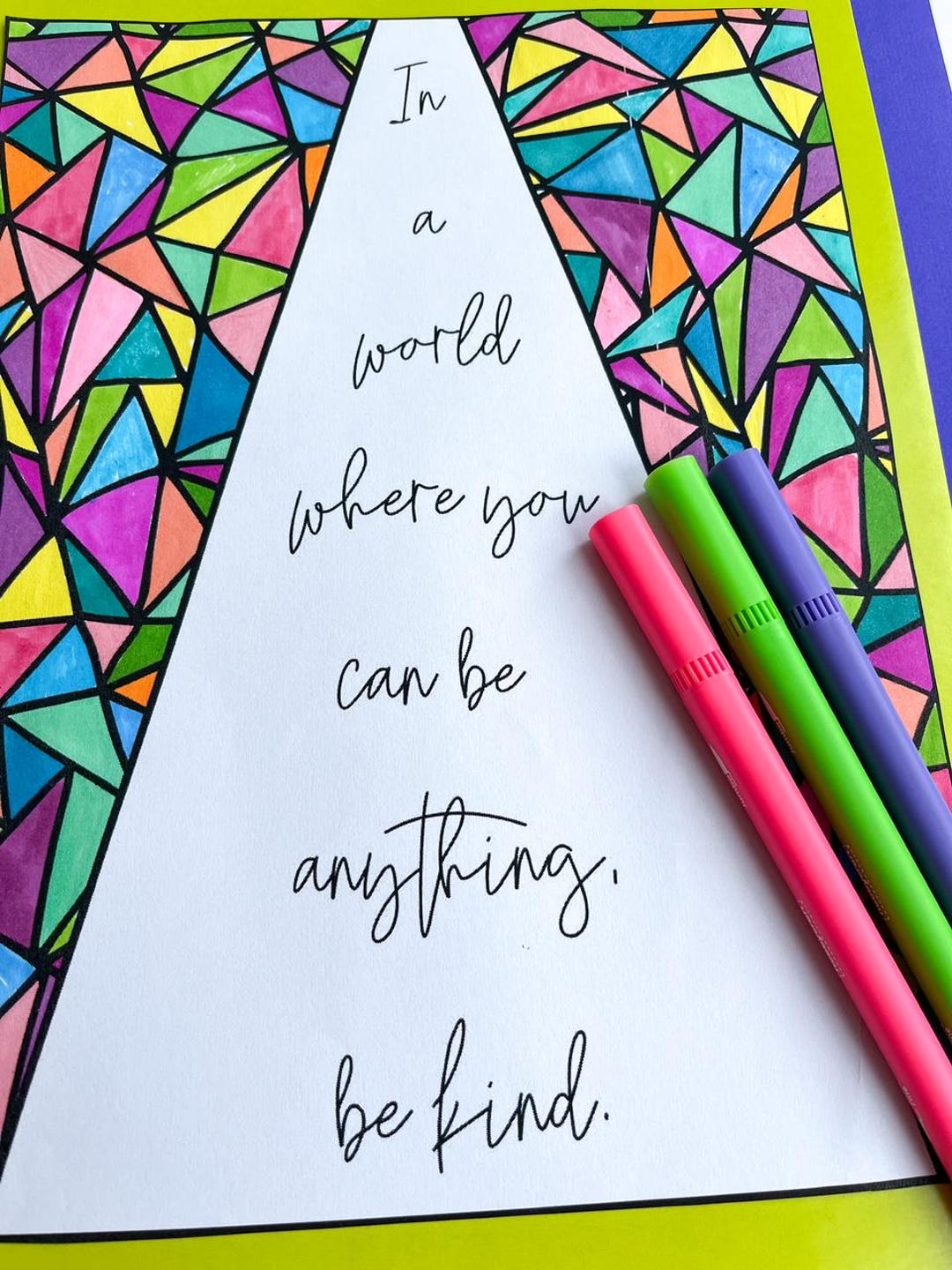 Kindness Coloring Pages for Kindness Week for Homeschool and Teachers ...