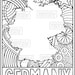 Germany Coloring Page and Graphic Organizer Country Study Printable ...
