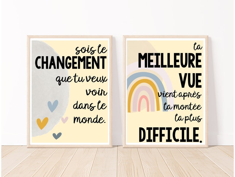 Set of 15 French Classroom Posters, Homeschool Printables, School Wall ...