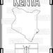 Kenya Coloring Page and Graphic Organizer Country Study Printable Fact ...
