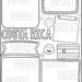 Costa Rica Coloring Page and Graphic Organizer Country Study Printable ...