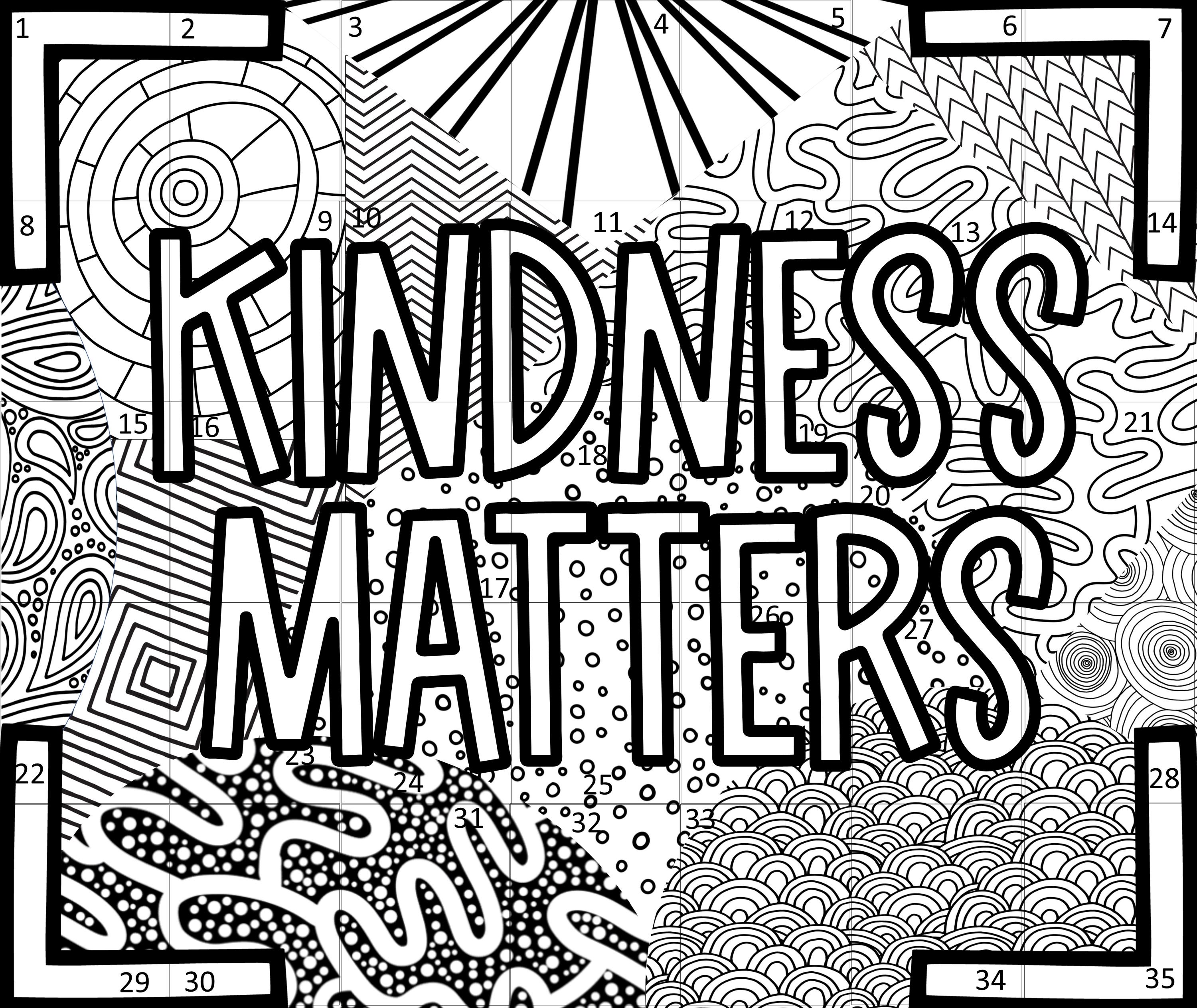 Kindness Poster- Huge Collaborative Poster for Classroom Bulletin Board ...