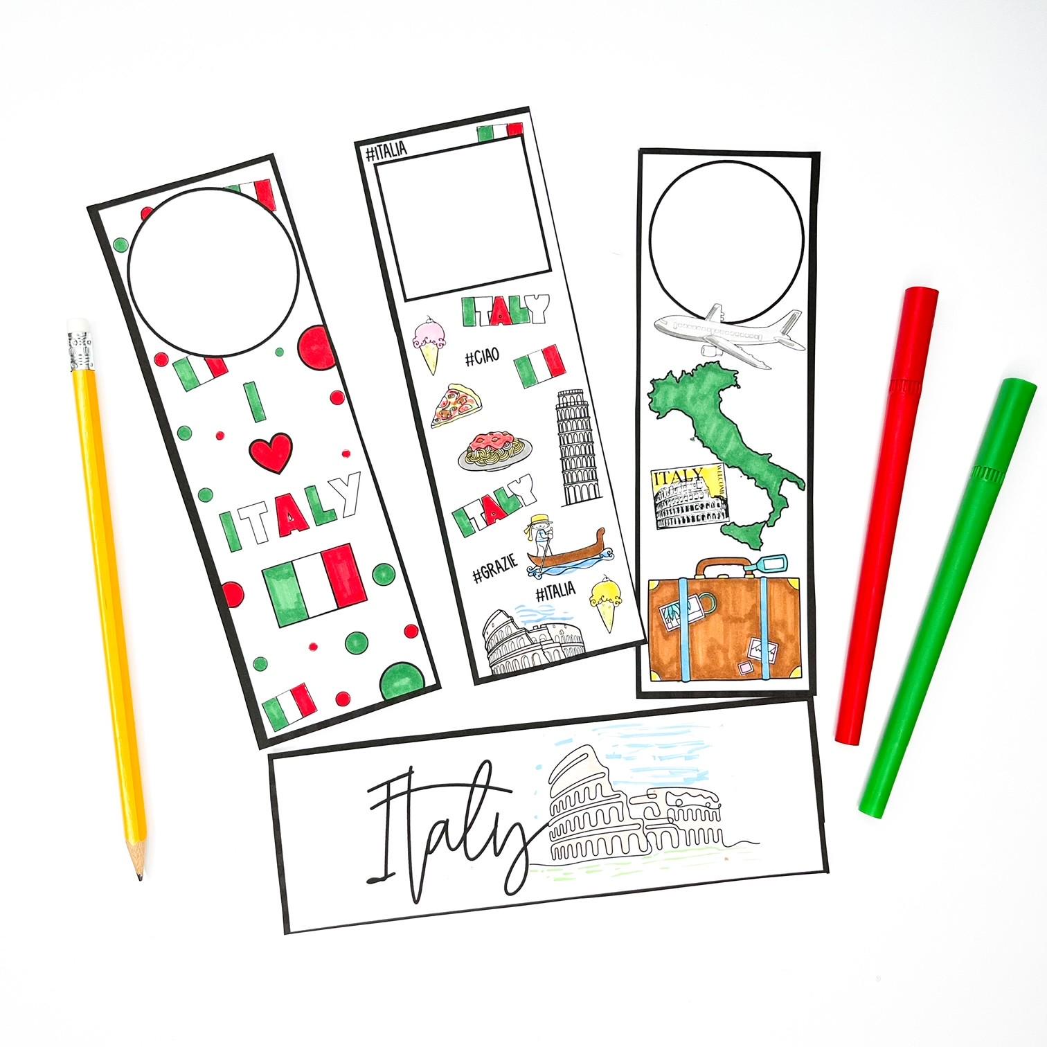 Italy Crafts Printable -perfect for Homeschool and Teacher Italy ...