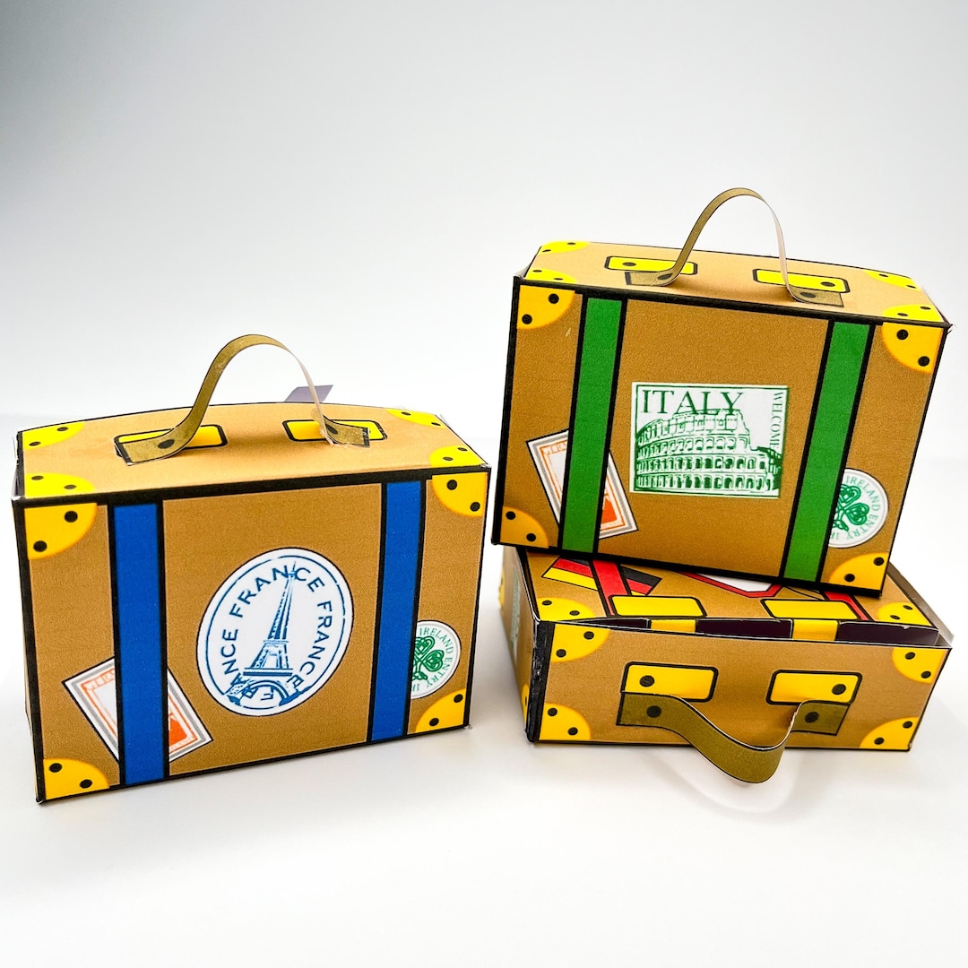 Craft Suitcase- Make a DIY Paper Suitcase for Your School Project or ...