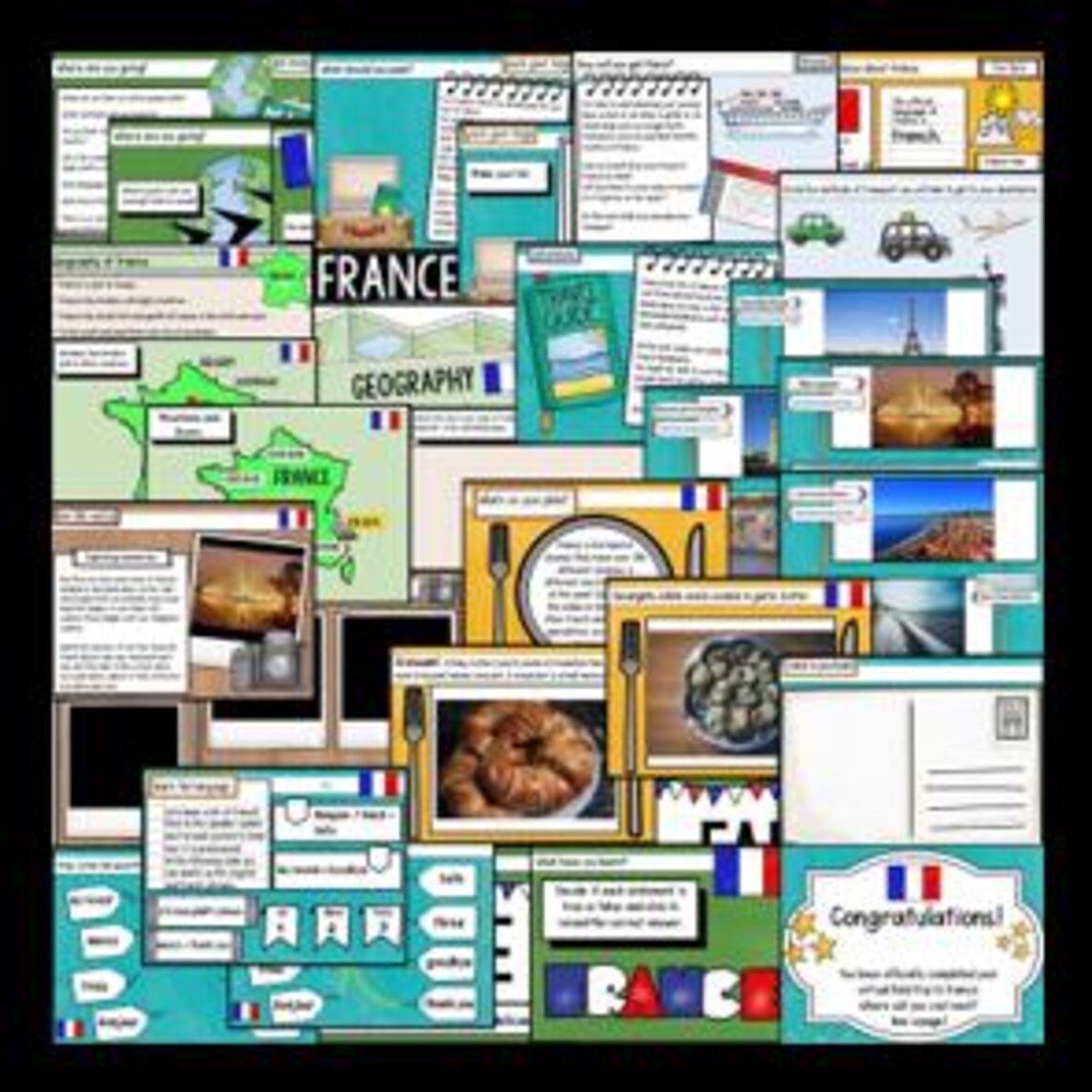 Virtual Field Trip to France for Homeschooler Country Study Research ...