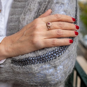 Unique Ruby Engagement Ring Natural Ruby Ring Unique Engagement Ring ...