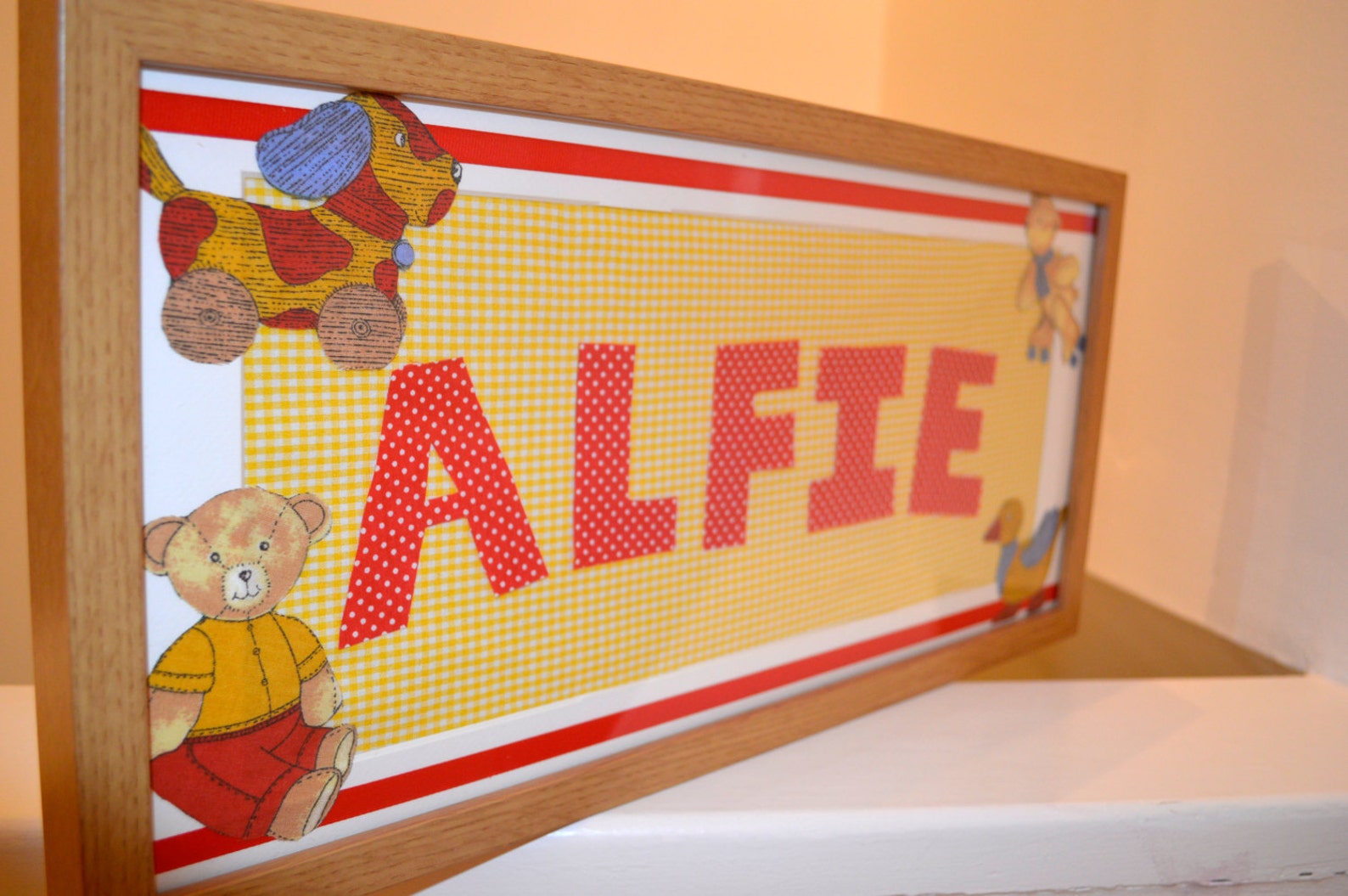 Childrens Name Frame, Personalised Frame for Kids, Name in Frame, Name ...