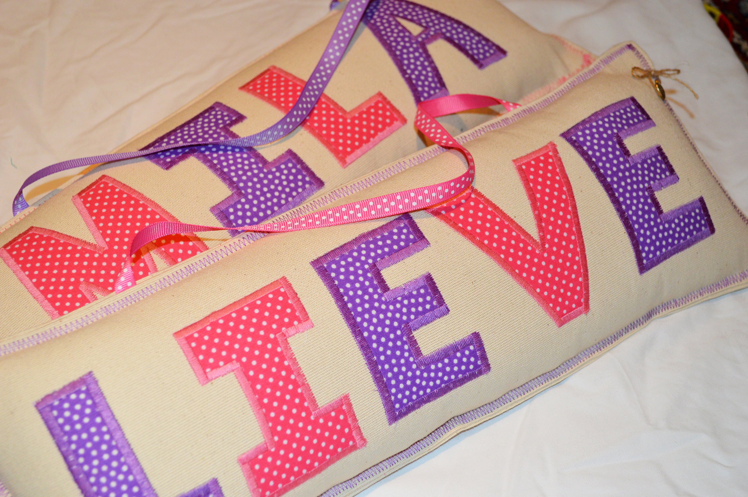 Kids Name Pillow, Children's Personalised Pillow, Log Pillow, Name ...