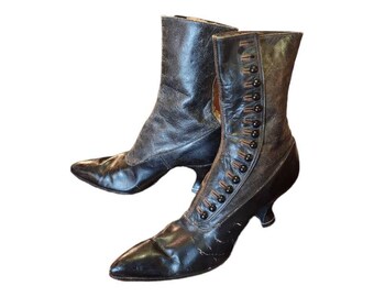 Victorian Button Boots - Etsy