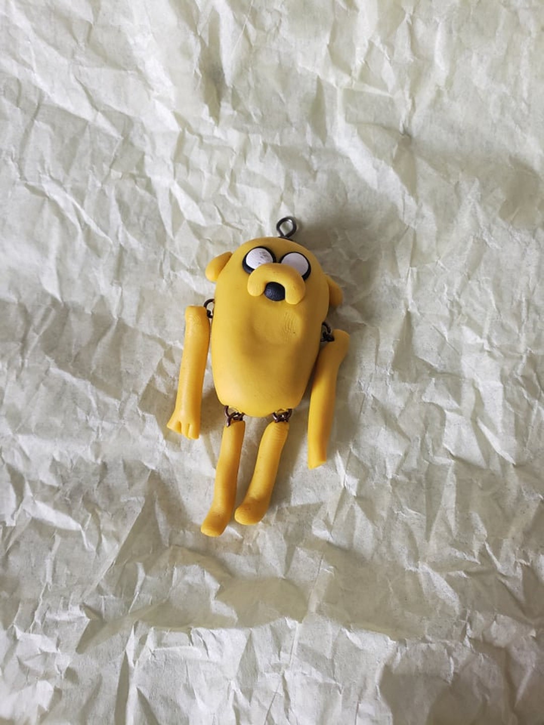 Jake From Adventure Time Character Dangle Keychain - Etsy