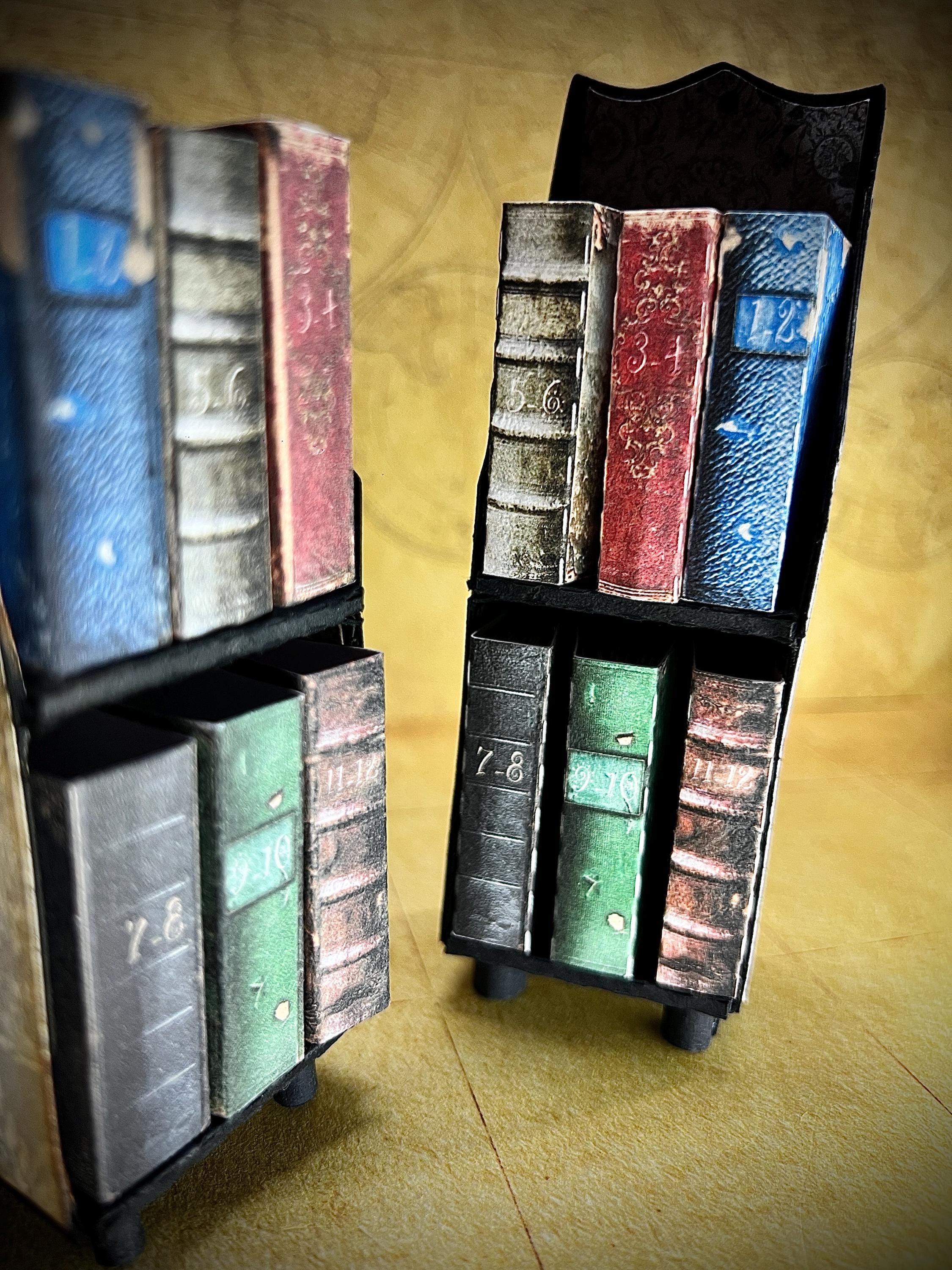 3D Paper Library Miniature DIY Kit: SVG, PDF (digital Download) - Etsy