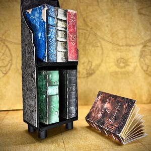3D Paper Library Miniature DIY Kit: SVG, PDF (digital Download) - Etsy