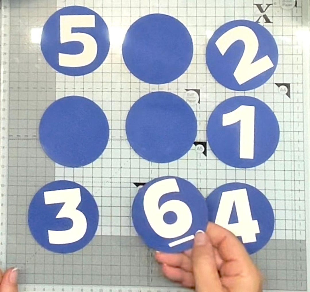 Memory Game SVG: DIY Papercraft 1-9 (PDF & Scan'n'cut Files) - Etsy Canada
