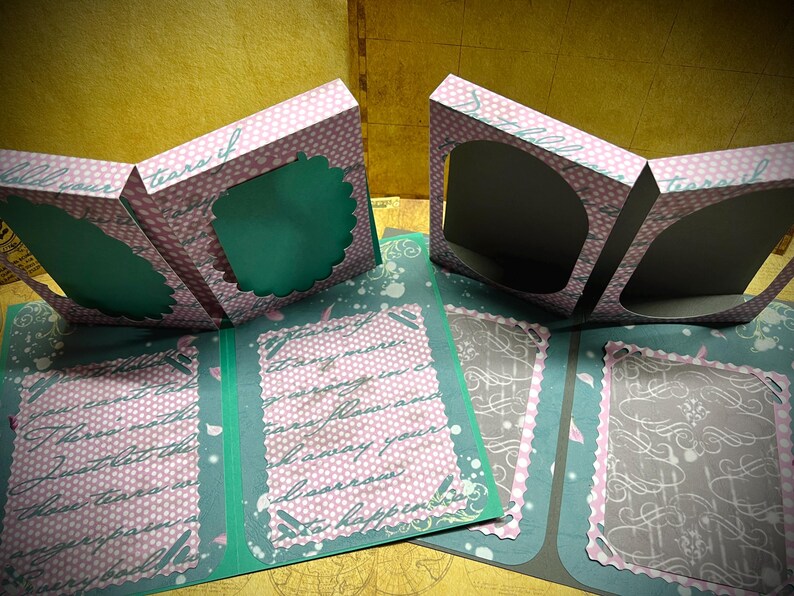 Pop up Frames Card SVG: DIY Papercraft Project (digital Download ...