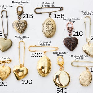 Locket Pin Bouquet Locket Boutonniere Pin Memorial Locket Wedding Photo ...