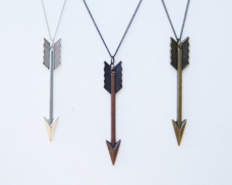 Arrow Necklace | Etsy