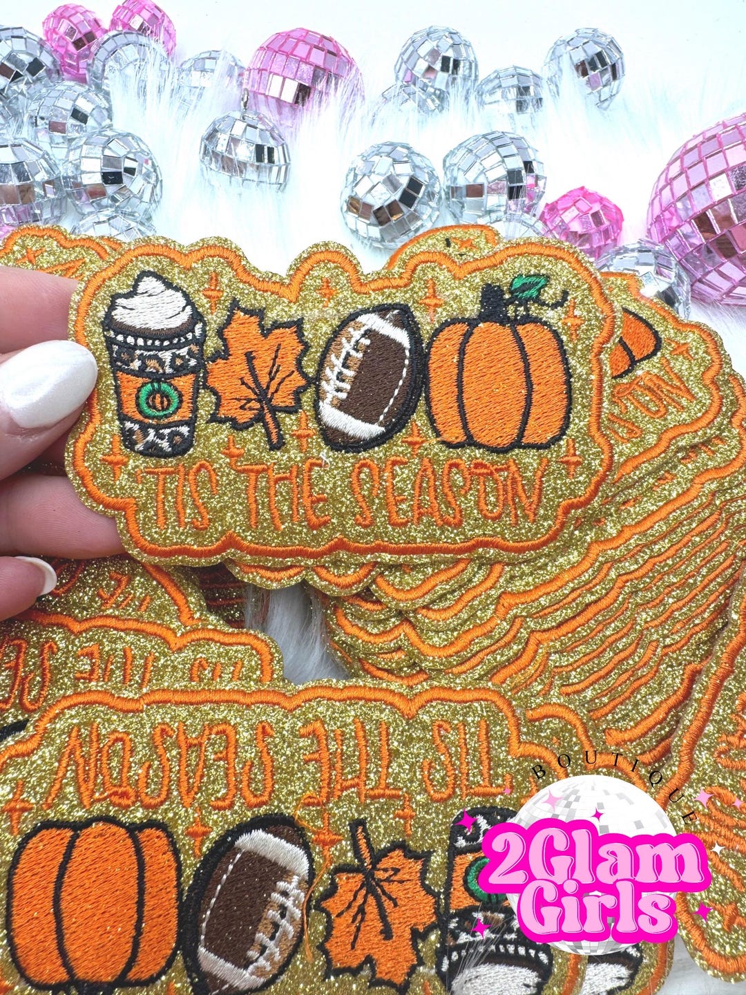 Trucker Hat Patch tis the Season Fall Patch Iron on Patch - Etsy