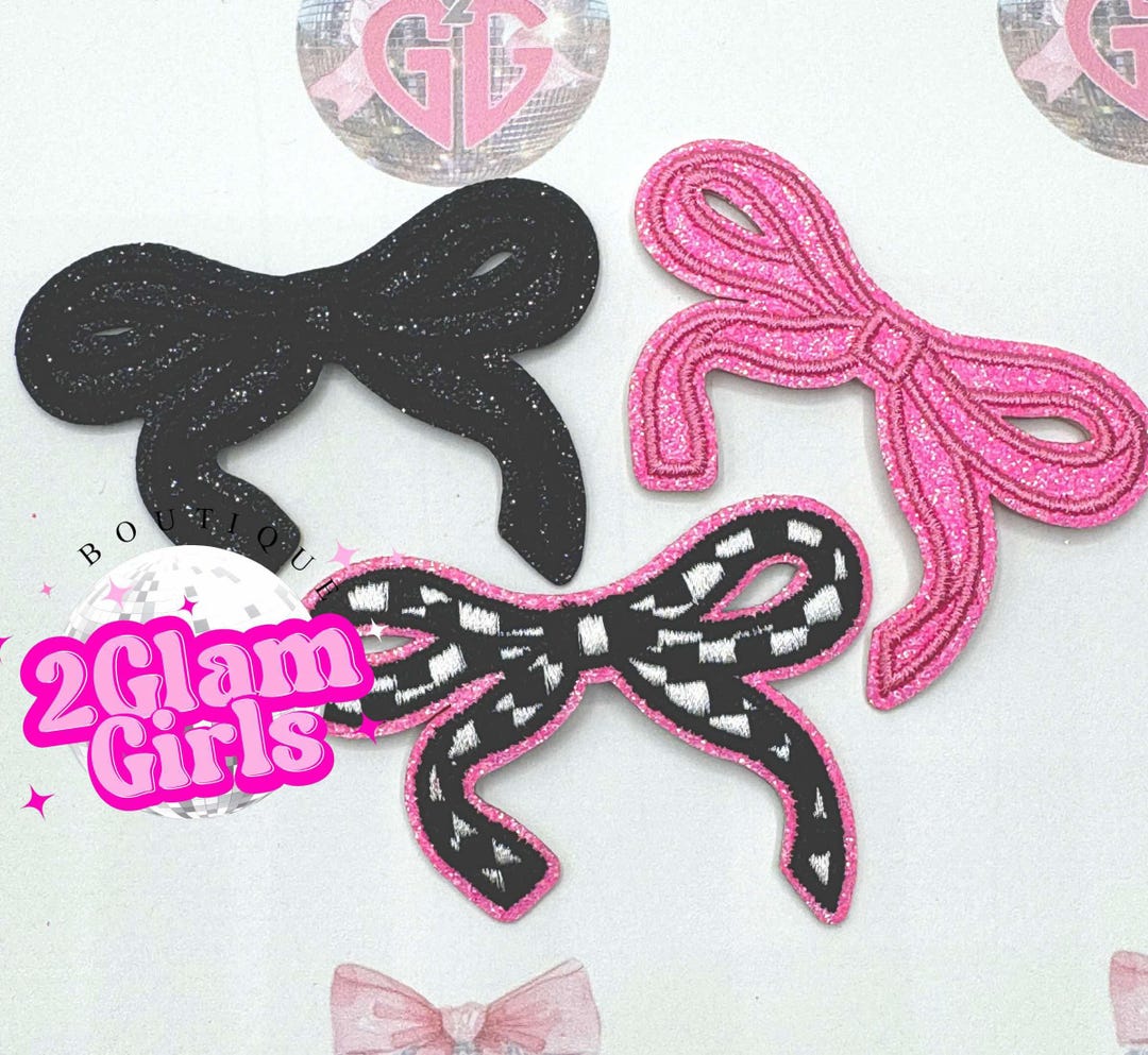 Trucker Hat Patch 2.5 Inch Dainty Bows Iron on - Etsy