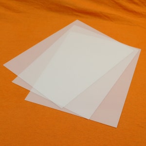 A3 Clear Polyester Petg Thermoplastic Sheet 3 Sheets 0.5mm / 20th & 1 ...