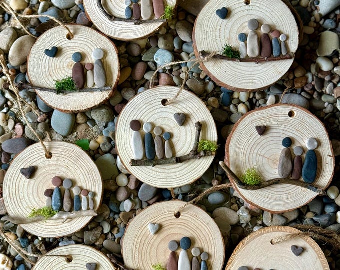 Handmade Nature Inspired Christmas Ornaments Decorations Natural, Wood ...