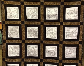 Hunting Quilt - Etsy