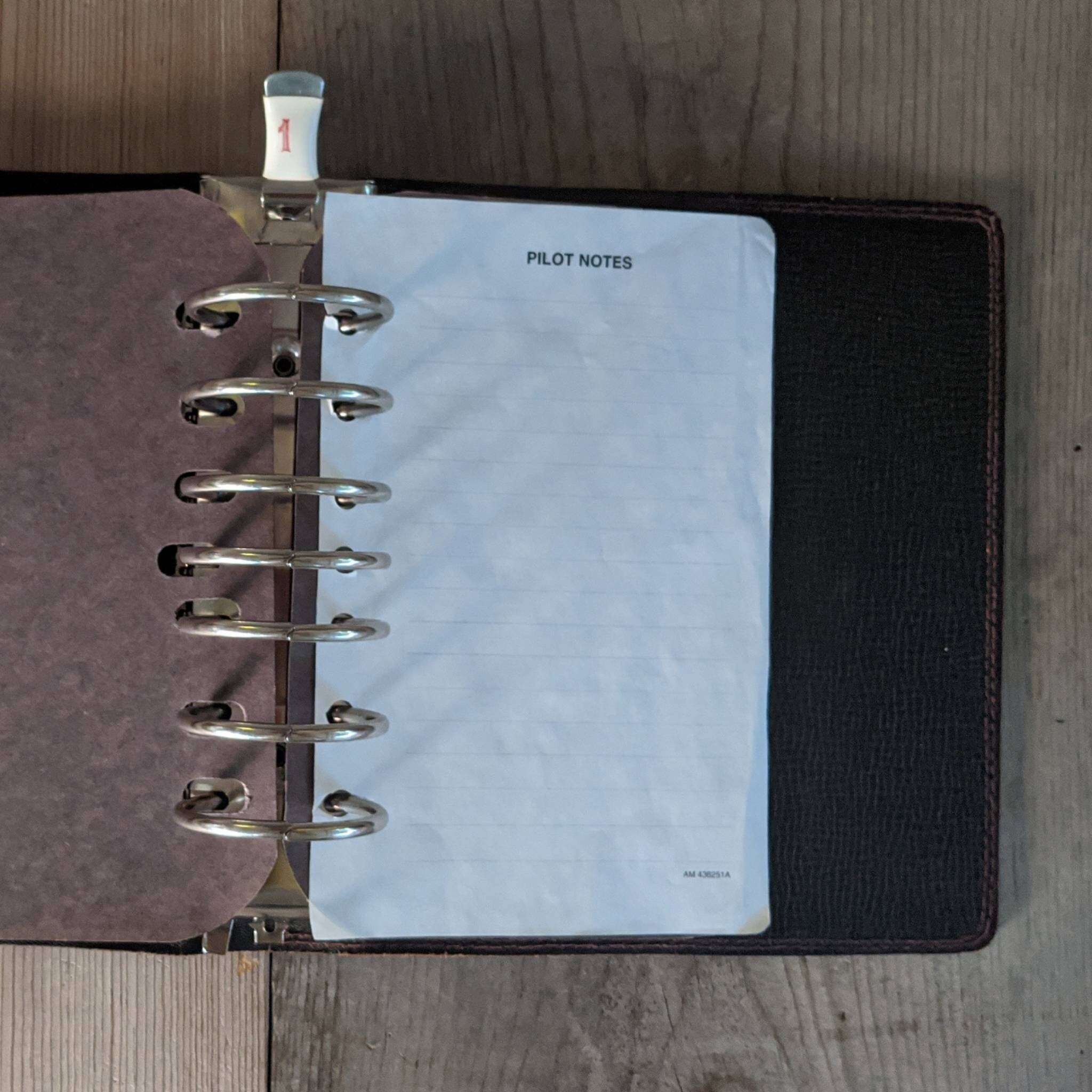 Leather Binder Vintage Office Supplies Jeppesen Airway Manual - Etsy