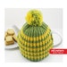 Stripe Rib Knit Tea Cosy Downloadable Knitting Pattern - Etsy