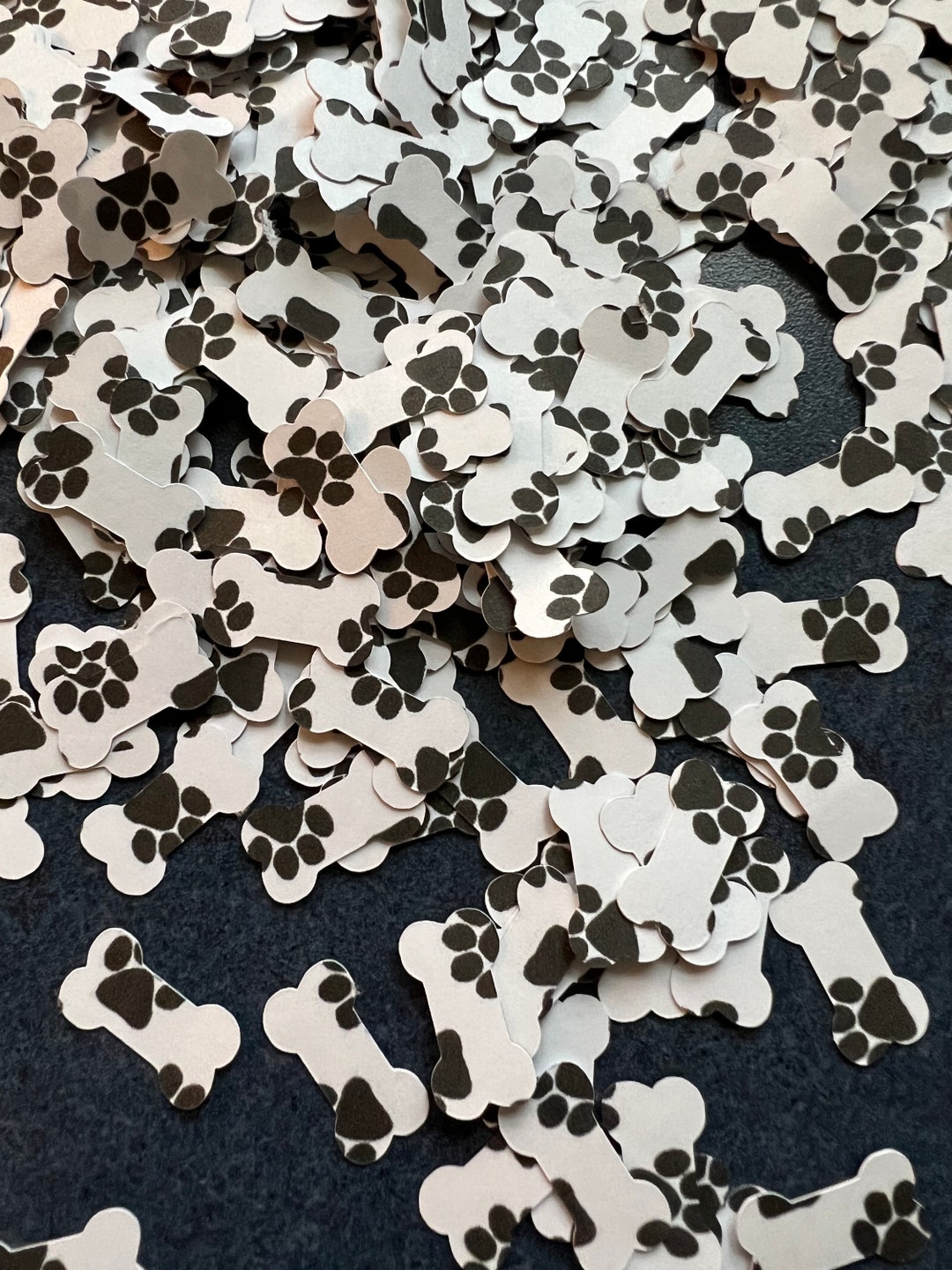 Paw Print Dog Bone Confetti | 144pc | Party Decor | Dog/cat Theme - Etsy