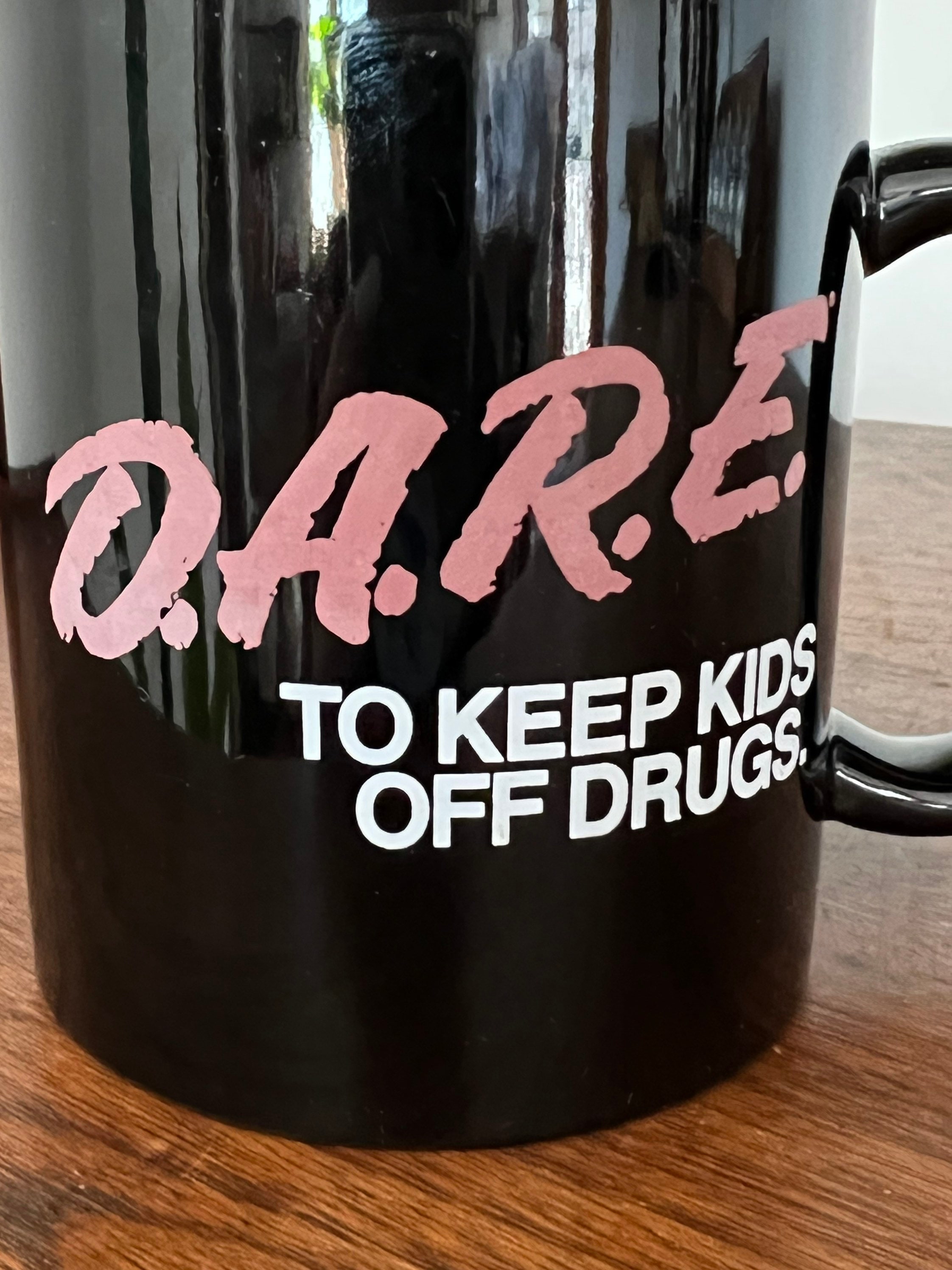 D.A.R.E. DARE to Keep Kids off Drugs Mug 90s Vintage - Etsy