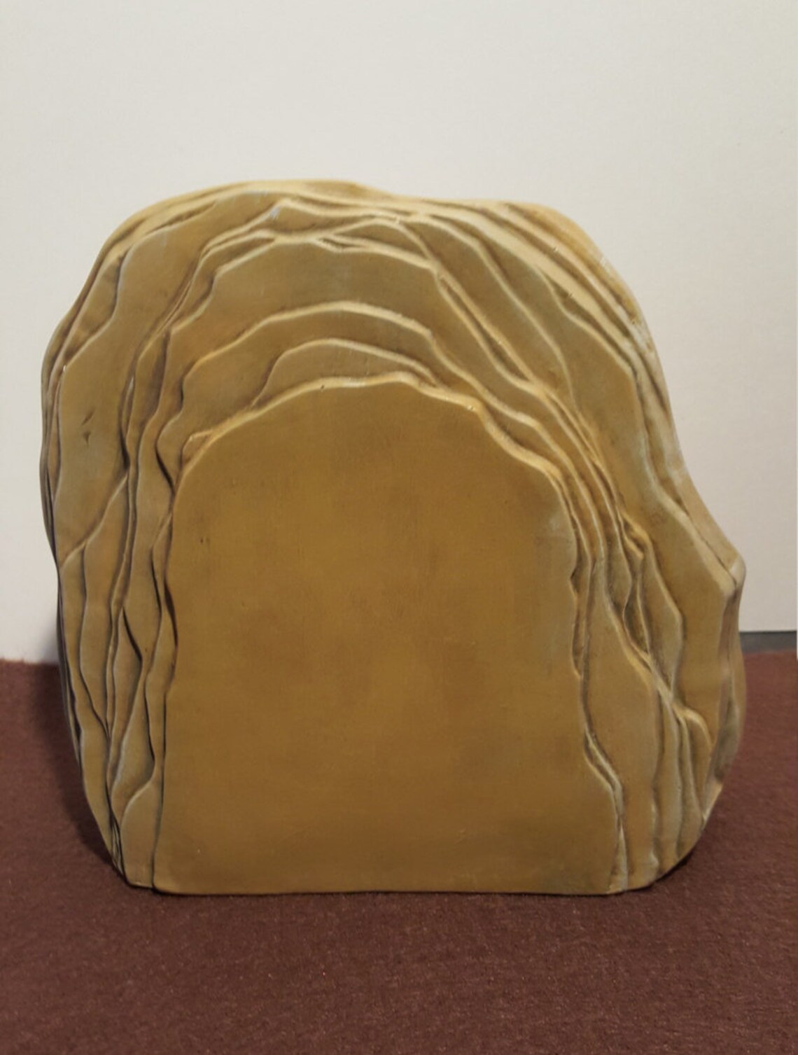 Ceramic Rock Merry Christmas Rock With Santa Claus Decal Ceramic Santa ...