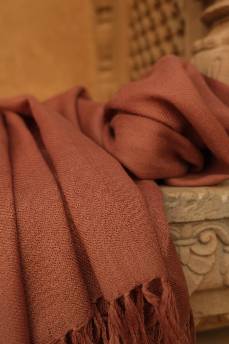 Plum Pure Wool Shawl, 100% Organic Wool, Hand Woven Shawl, Bohemian ...