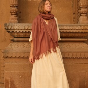 Plum Pure Wool Shawl, 100% Organic Wool, Hand Woven Shawl, Bohemian ...