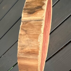 Large Chunky Cookie Red Cedar Wood Round Rough Cut Table DIY - Etsy