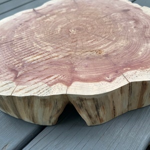 Large Chunky Cookie Red Cedar Wood Round Sanded Table DIY 18+” - Etsy