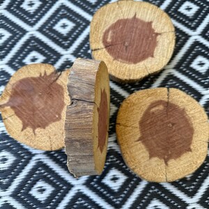 Round Red Cedar Wood Raw Centerpiece Rough 6” Lot of 4 Pieces - Etsy