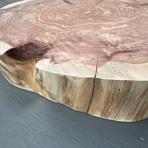 Large Chunky Cookie Red Cedar Wood Round Sanded Table DIY 18+” - Etsy