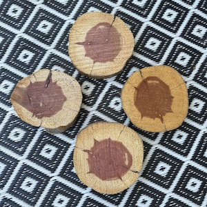 Round Red Cedar Wood Raw Centerpiece Rough 6” Lot of 4 Pieces - Etsy