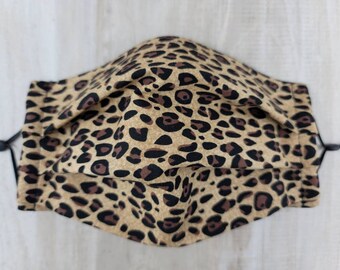 Cheetah Face Mask | Etsy