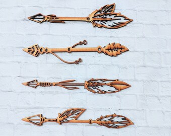 Arrow Name Sign Nursery Decor Script Name Personalized Wood - Etsy